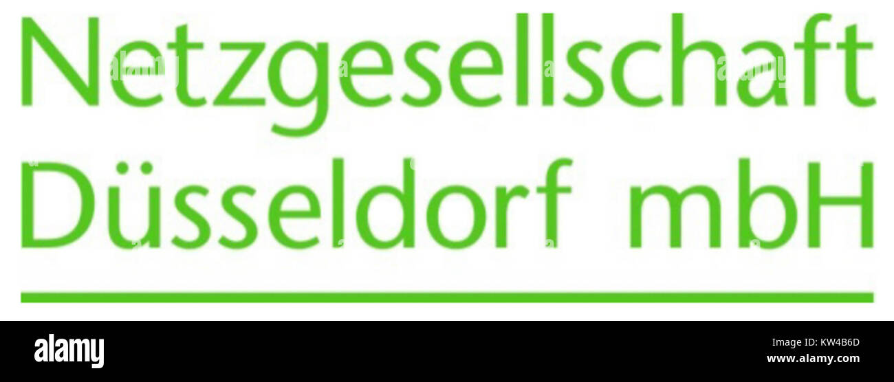 Netzgesellschaft duesseldorf mbh logo Stock Photo - Alamy