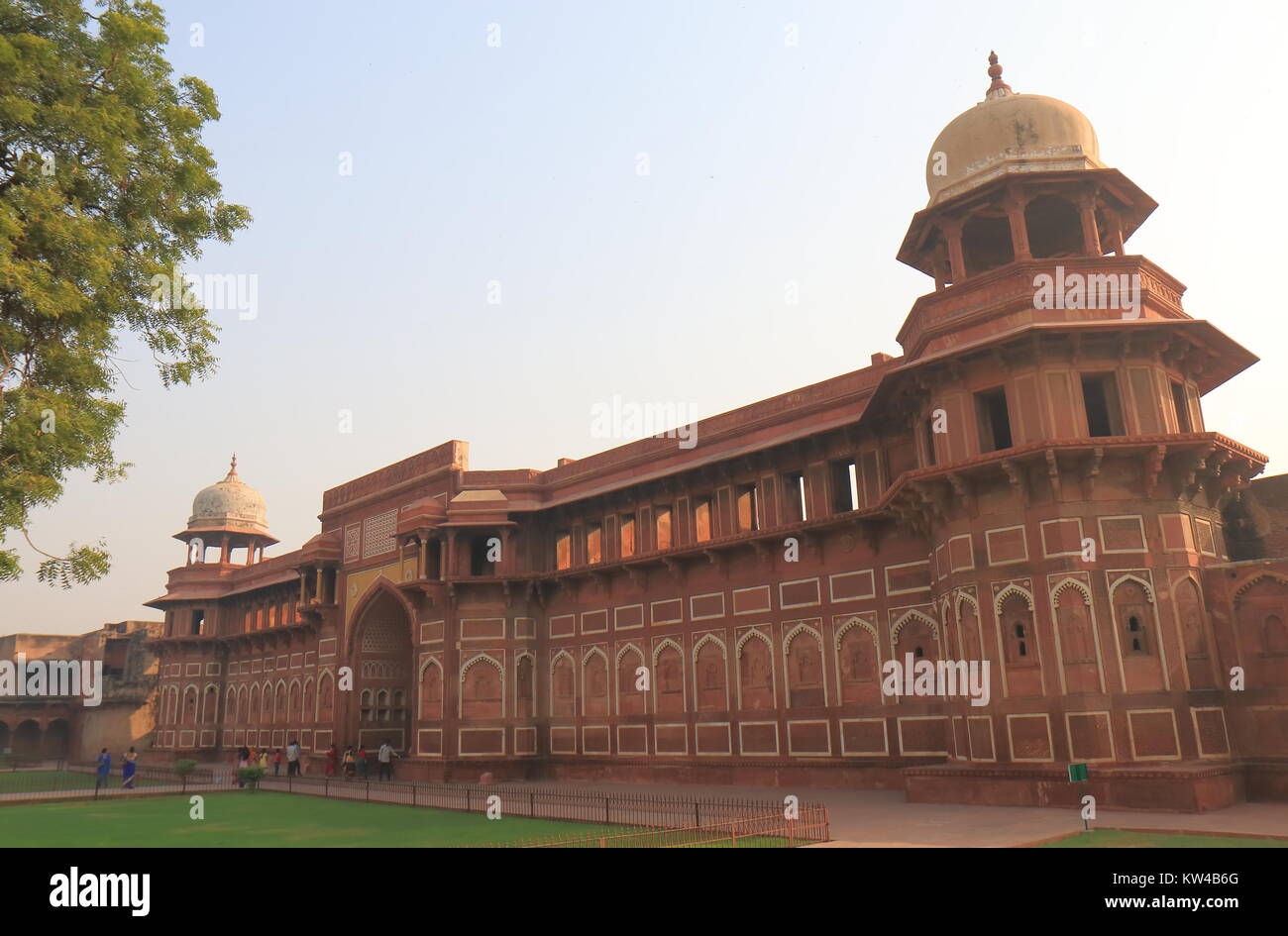 Agra fort historical architecture Agra India Stock Photo - Alamy