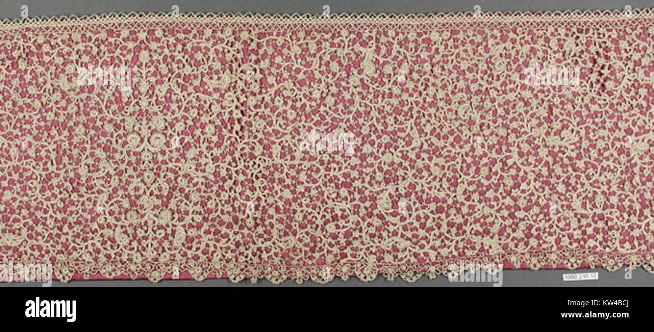 The Border or Flounce, cataloged in the MET as DP166556, is an item of ...