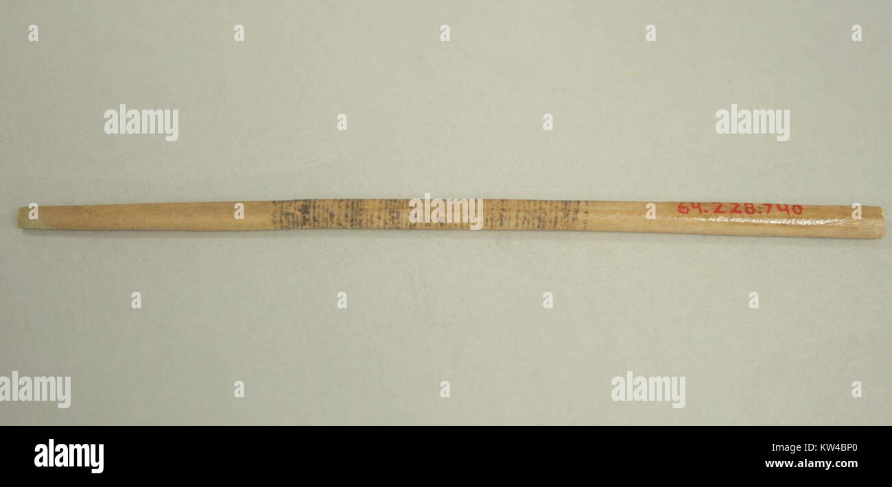 The Bone Weaving Bobbin, cataloged as MET 64.228.740 in the ...