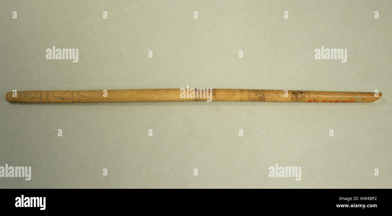 The Bone Weaving Bobbin is an ancient tool used in textile production ...