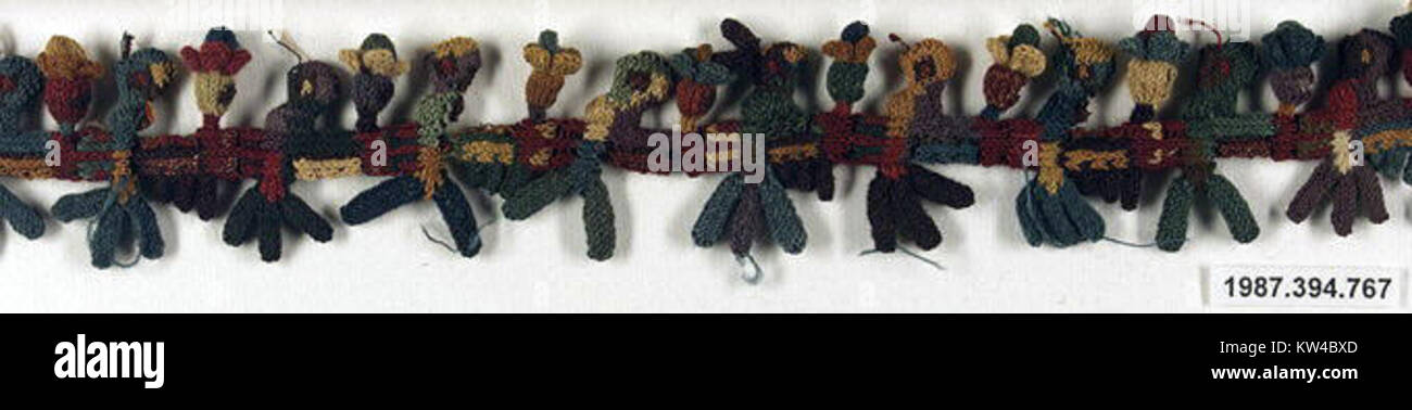 This border fragment is an artifact housed in the Metropolitan Museum ...