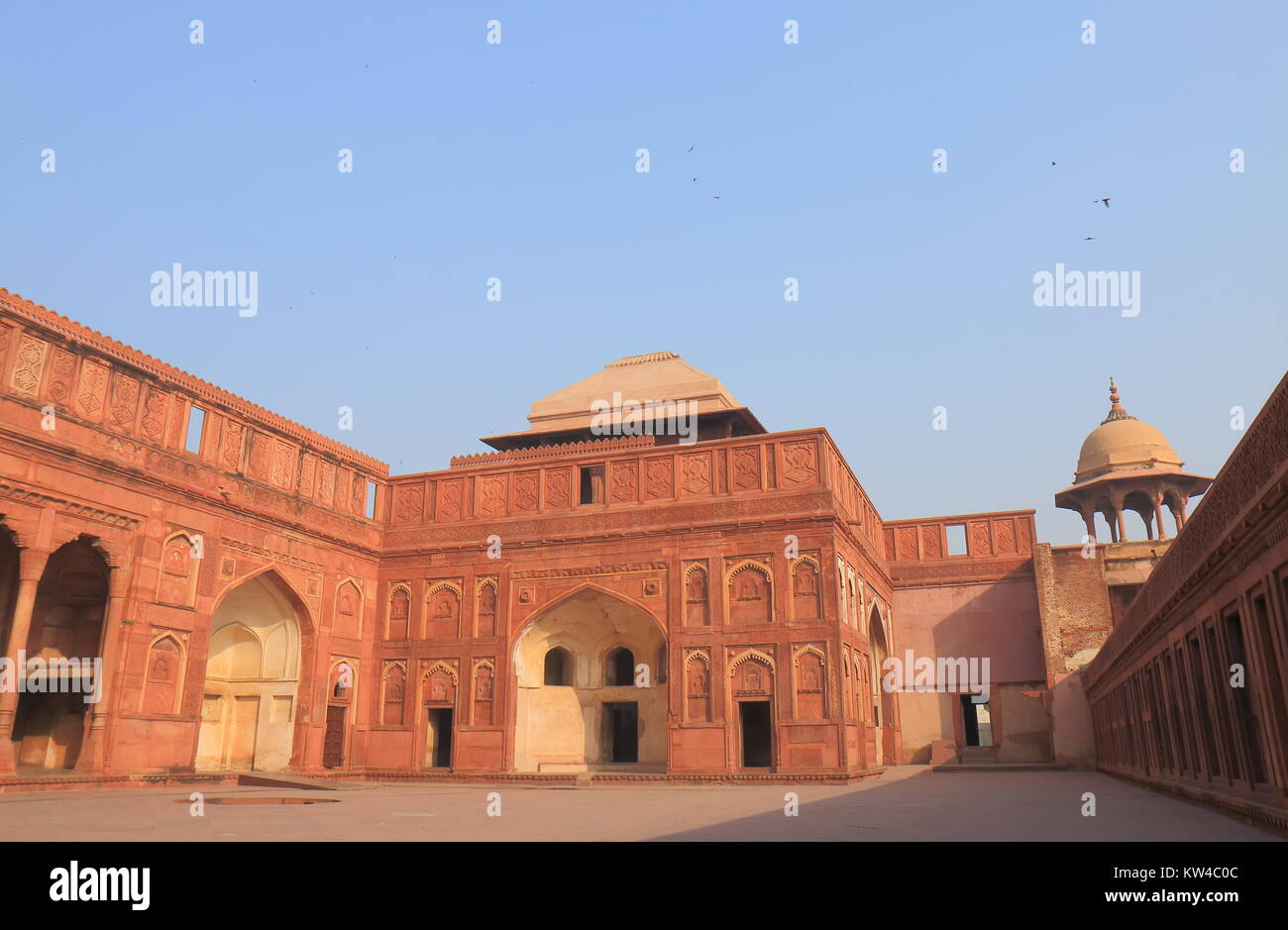 Agra fort historical architecture Agra India Stock Photo - Alamy