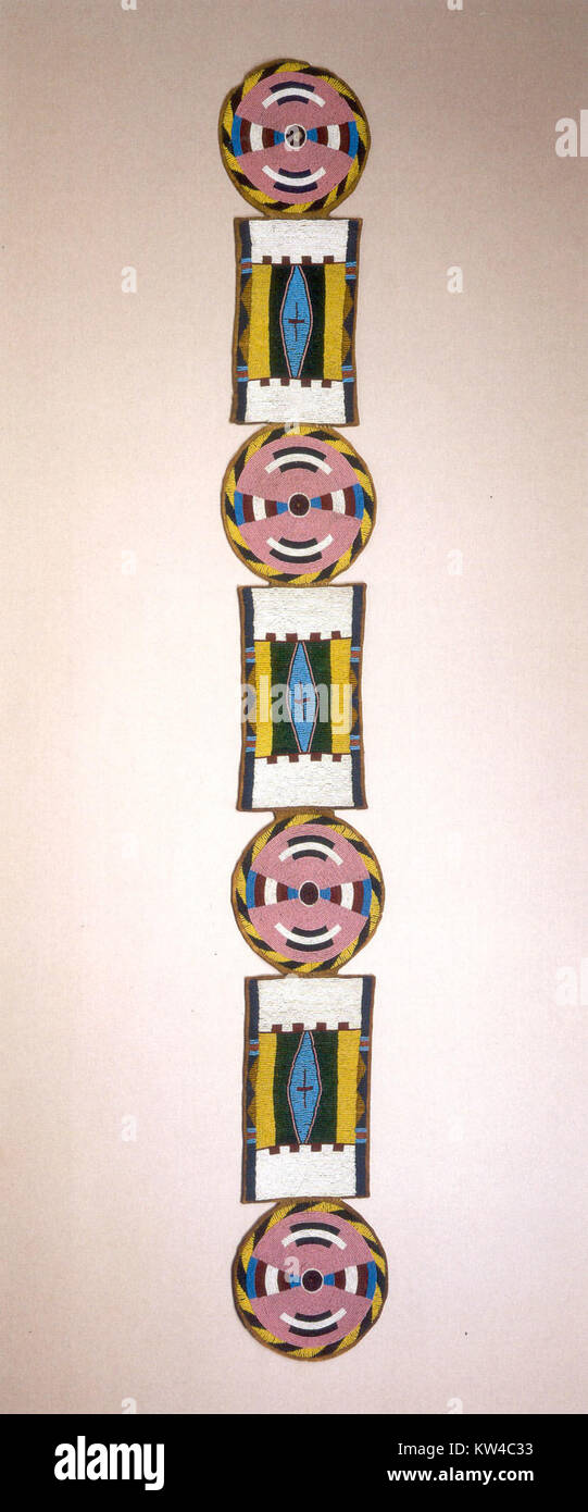 This object, identified as a blanket strip, is part of the collection ...