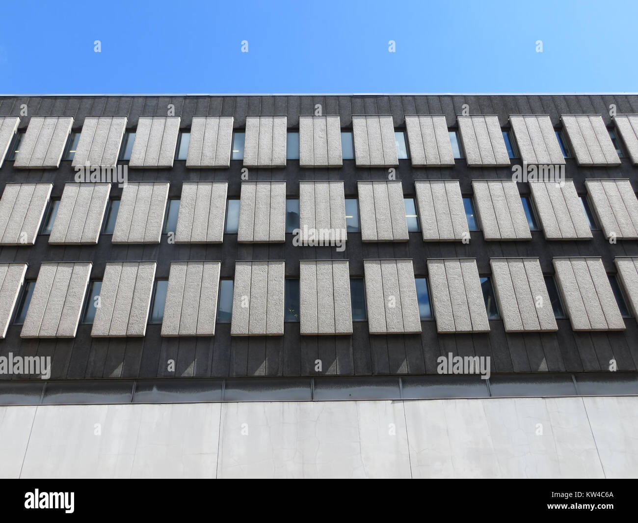 Photograph of a Brutalist architectural structure in Birmingham, UK ...