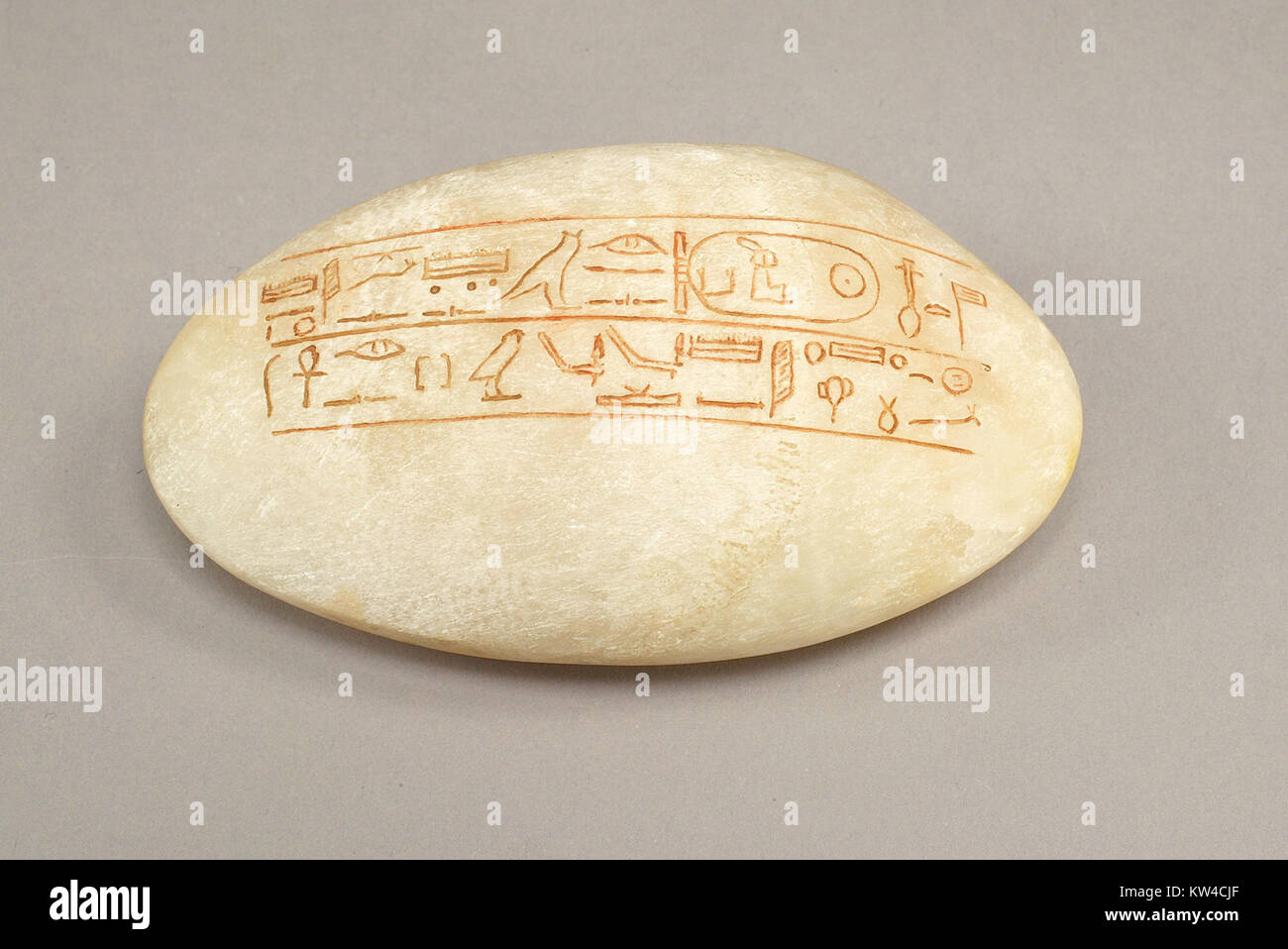 The bivalve-shaped stone, displayed in the Metropolitan Museum of Art ...