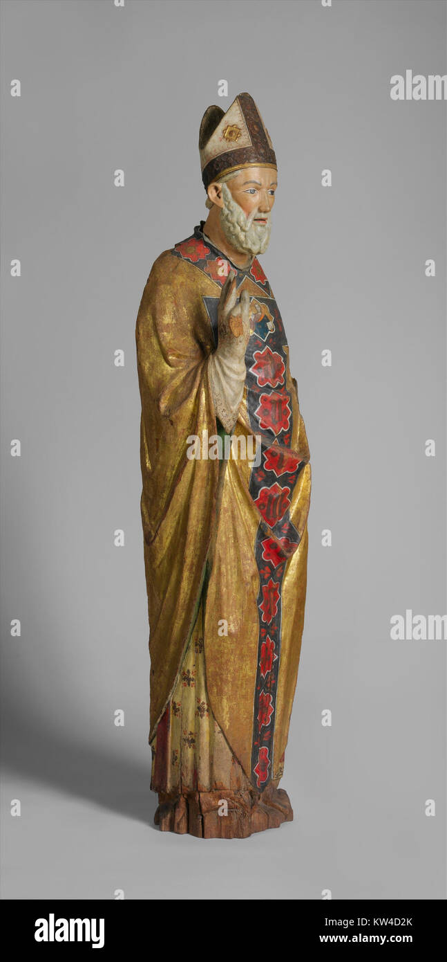 Blessing Bishop (Saint Nicholas of Bari) MET DP216423 Stock Photo - Alamy