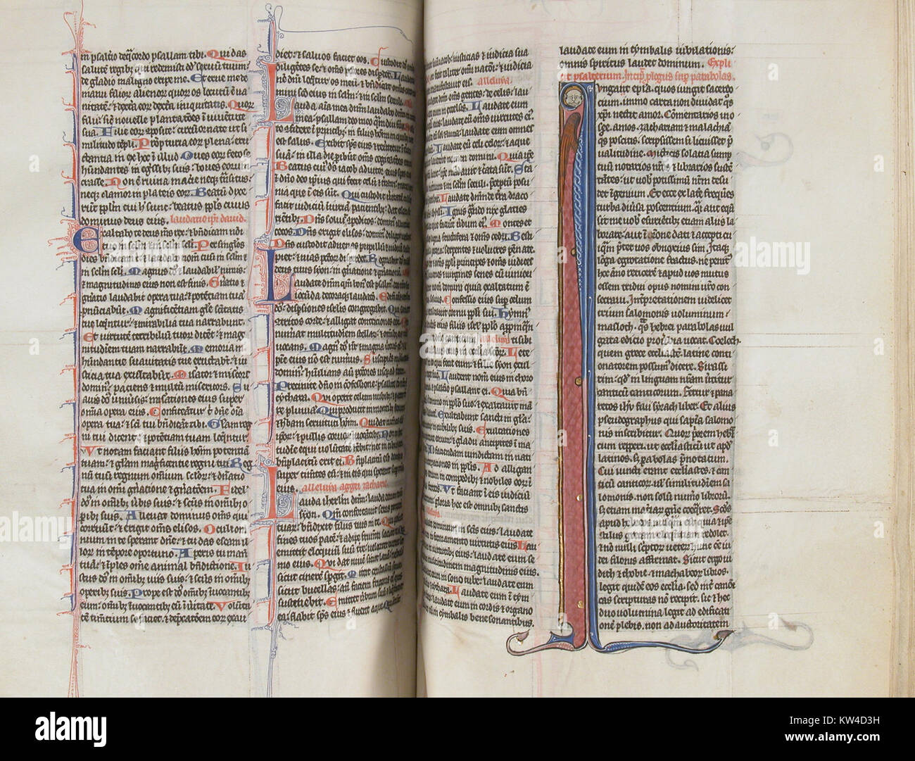 This Bible, part of the MET collection, is an ancient manuscript ...