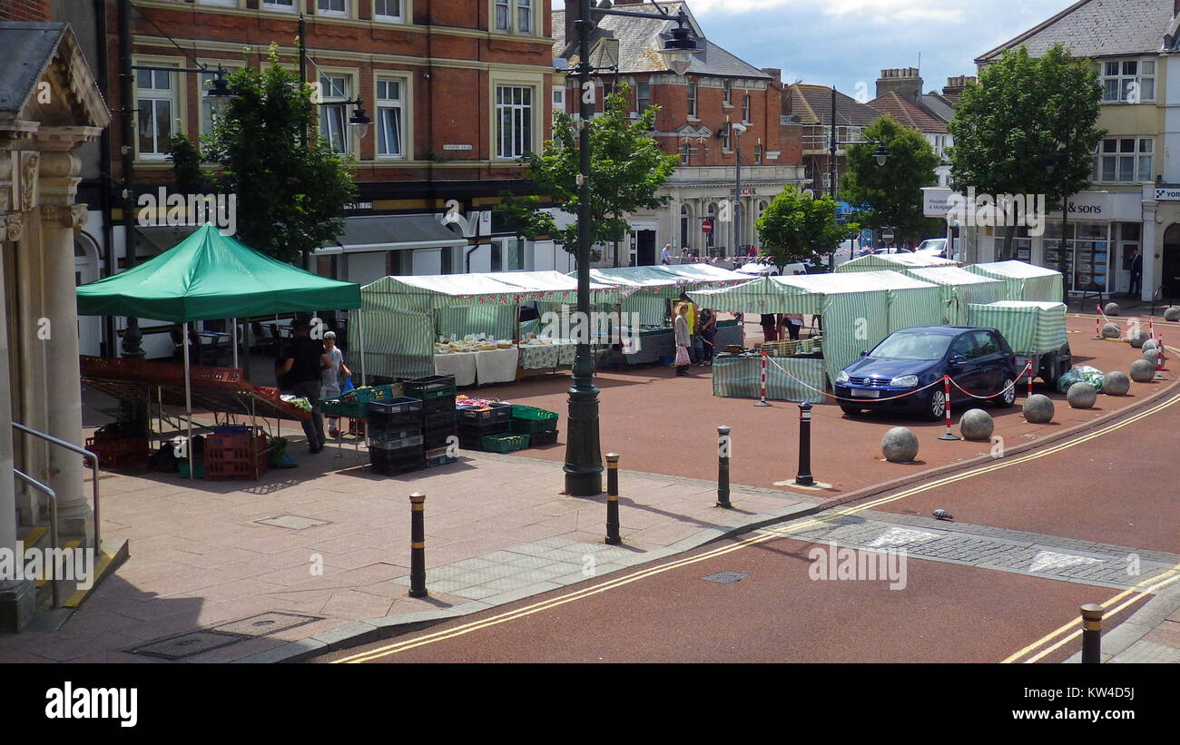 The Bexhill Farmers' Market, located in Devonshire Square, Bexhill ...