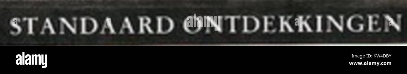 The logo of Standaard Ontdekkingen, a publishing company, represents ...