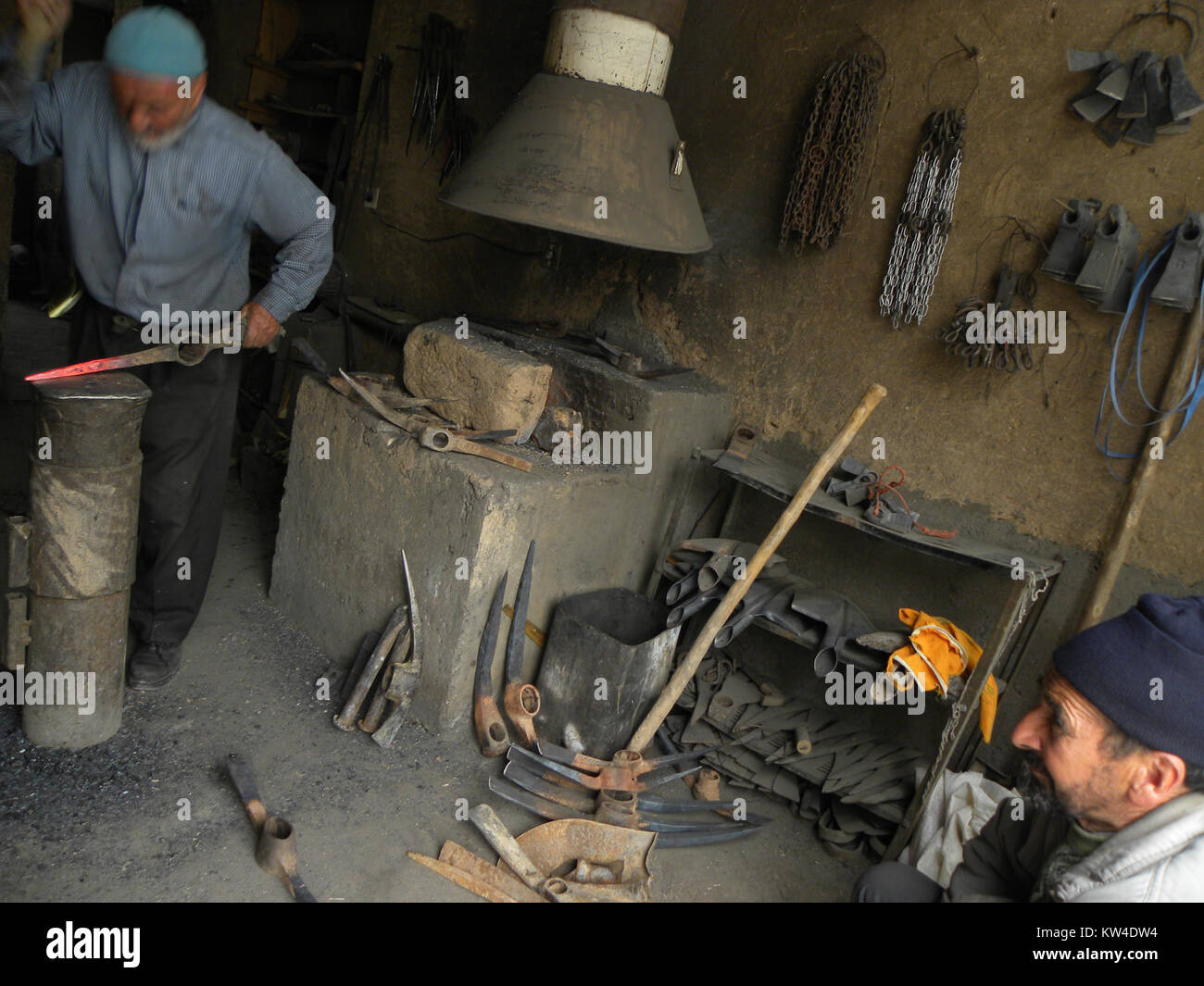 The image or reference to a blacksmith man in Nishapur represents the ...