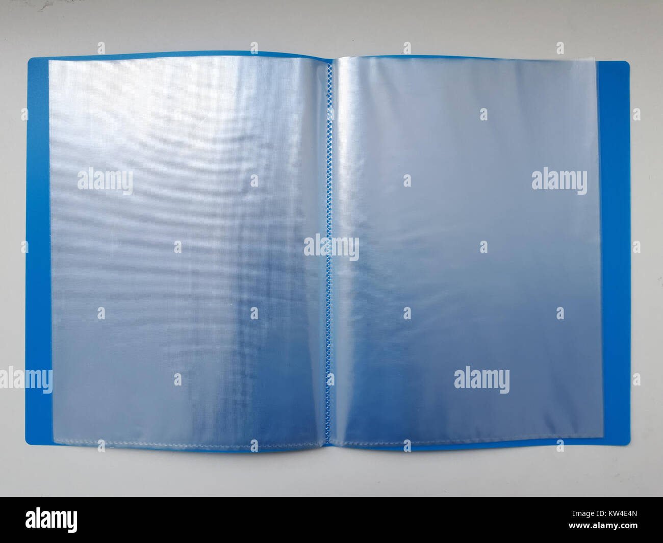 Blue folder A4 with 10 pockets C Stock Photo - Alamy