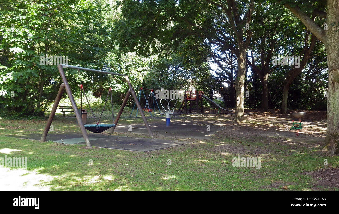 The Upper Play Area in Bexhill Down, Bexhill, UK, is a recreational ...