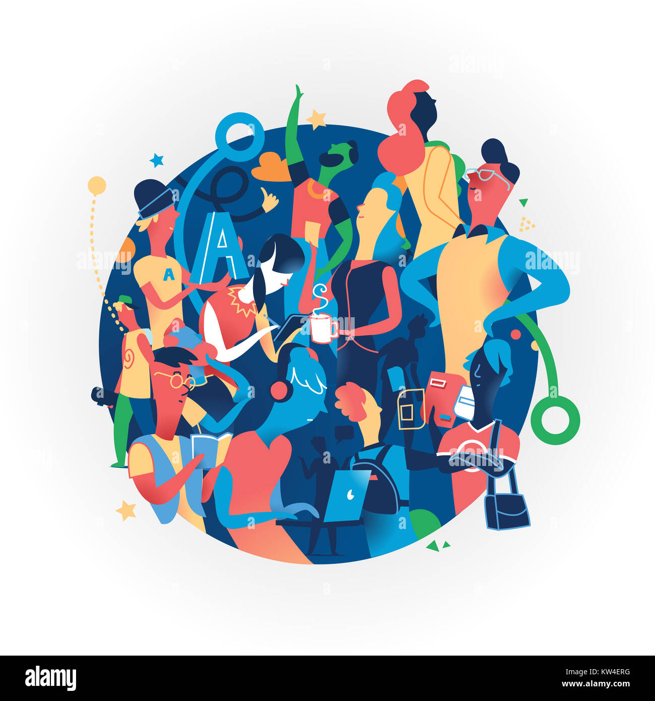 People involved in many different jobs Stock Photo - Alamy