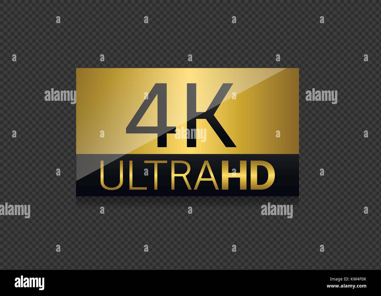 4K TV screen Stock Vector Image & Art - Alamy
