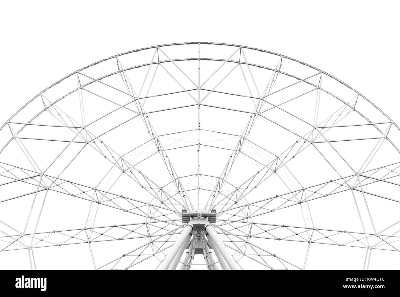 Construction of the Ferris wheel Stock Photo - Alamy