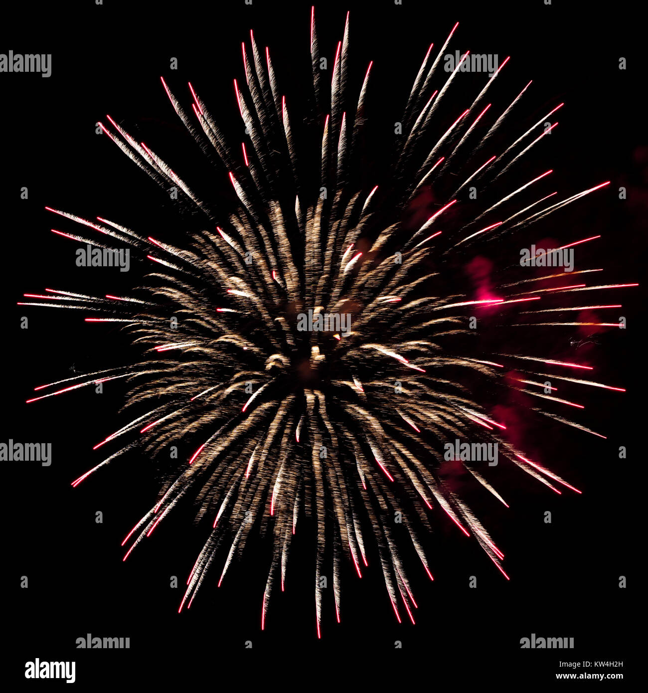 Fireworks light up the sky with dazzling display Stock Photo - Alamy