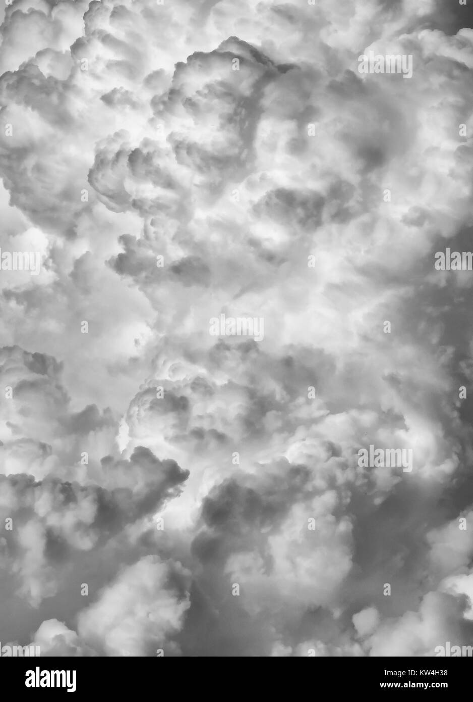 Many high clouds, A large storm cloud, Cloud closeup Stock Photo - Alamy