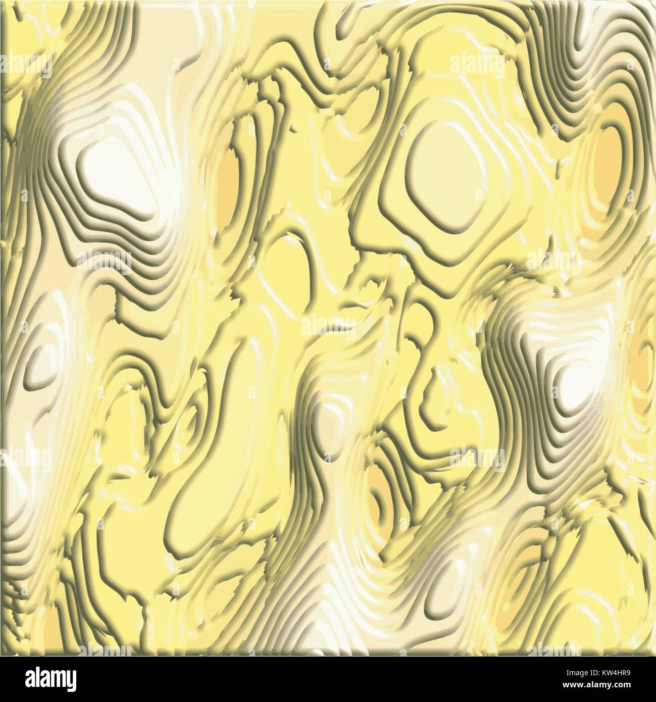 yellow abstract 3D curve pattern vector Illustration Stock Vector Image ...