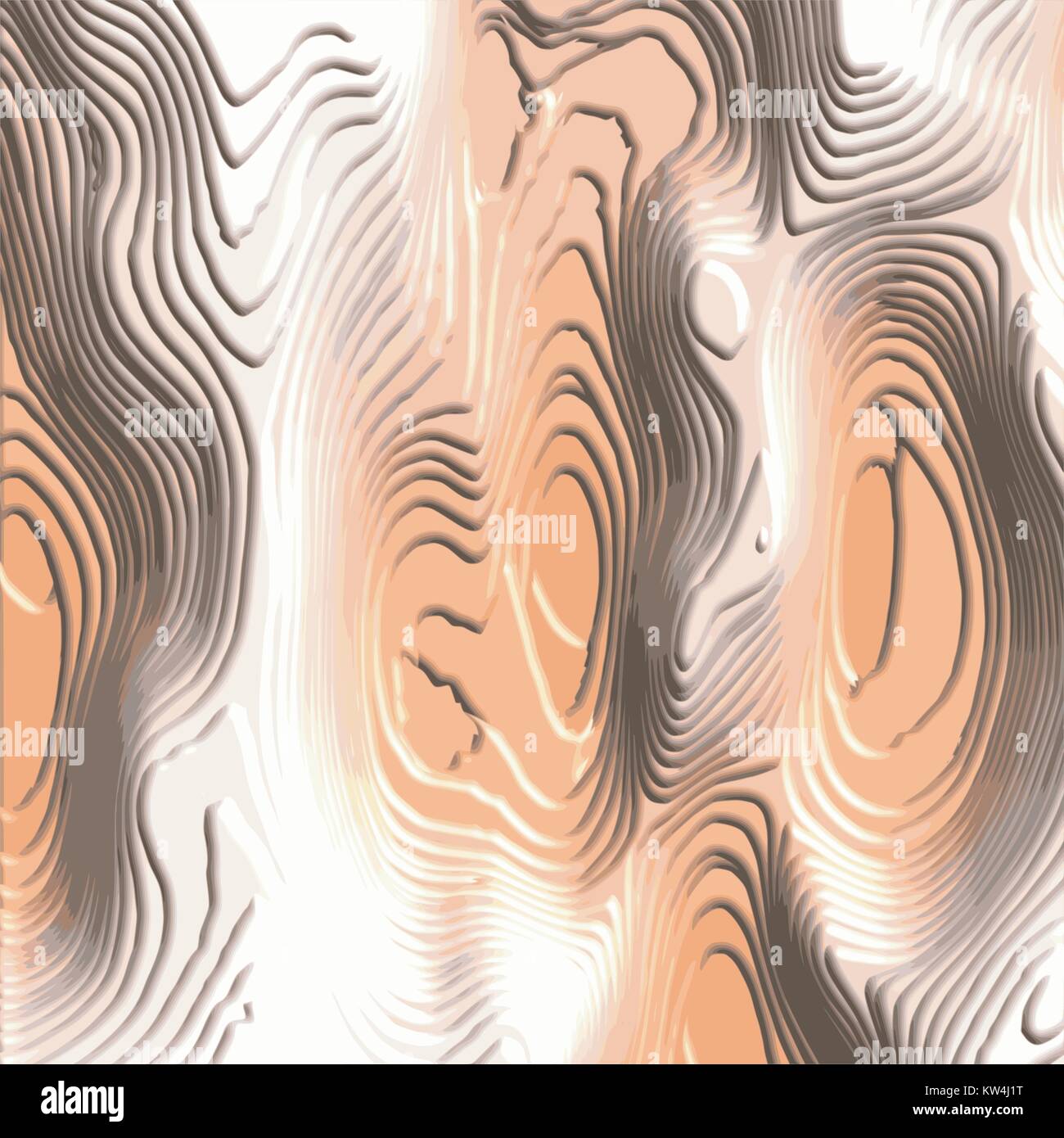 orange and white abstract 3D curve pattern vector Illustration Stock ...