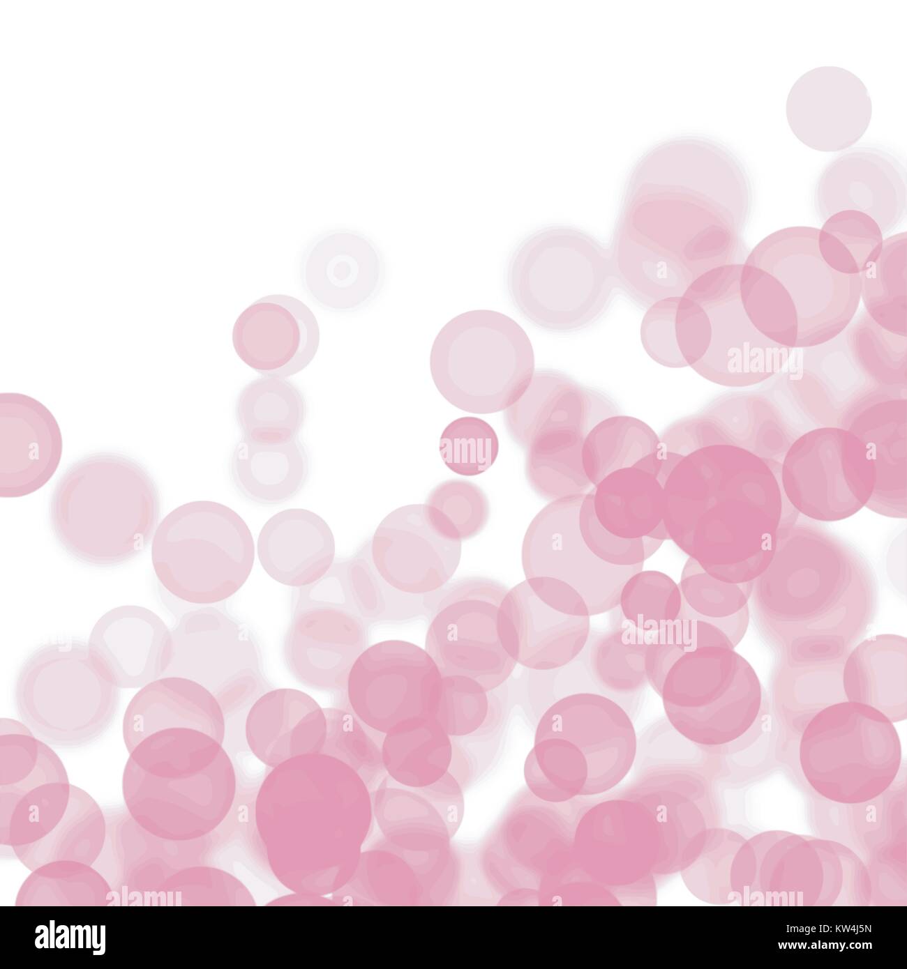 pink watercolor bokeh bubble pattern, vector Illustration Stock Vector ...