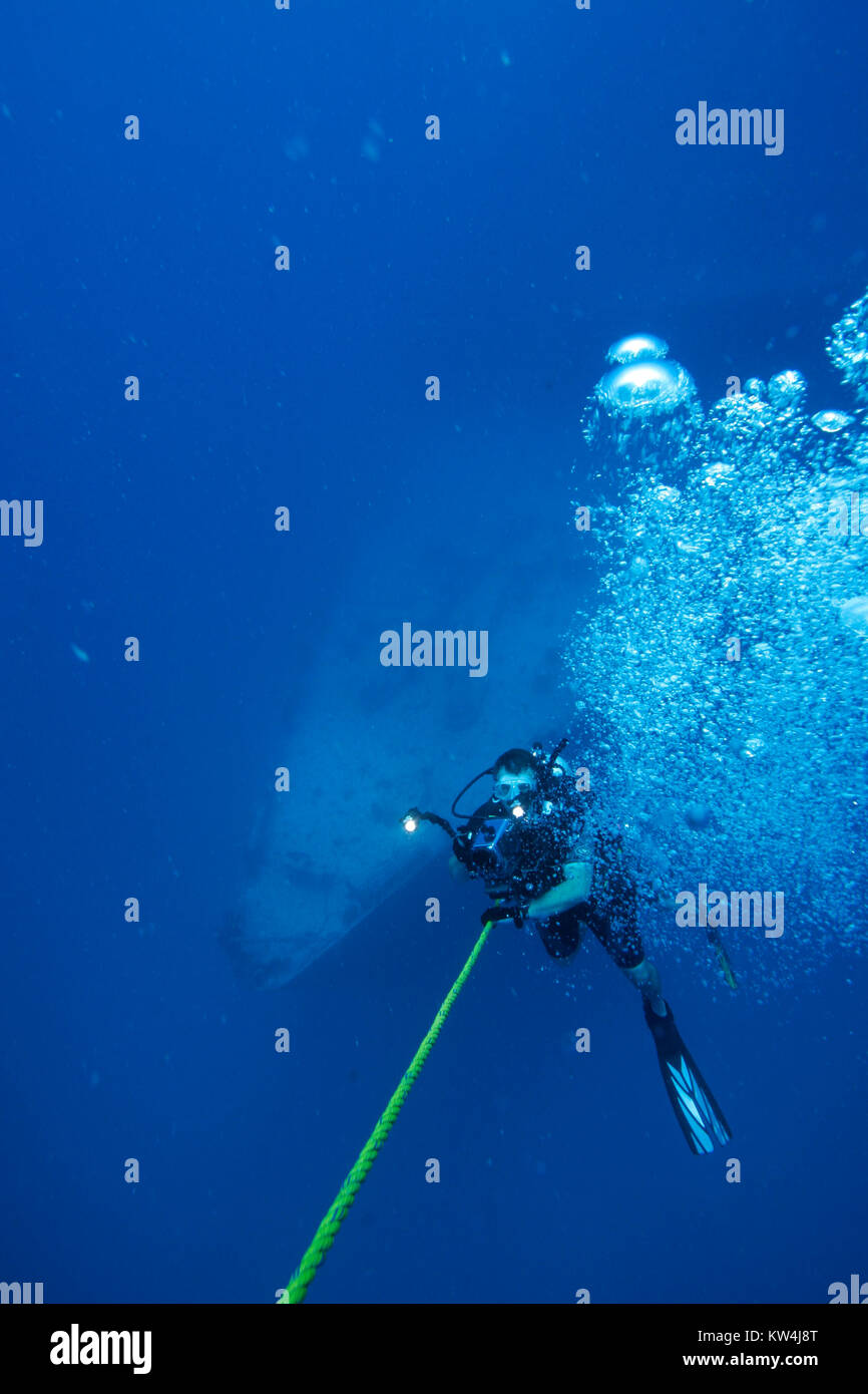 Spiegel Grove shipwreck off Key Largo, Florida Stock Photo - Alamy