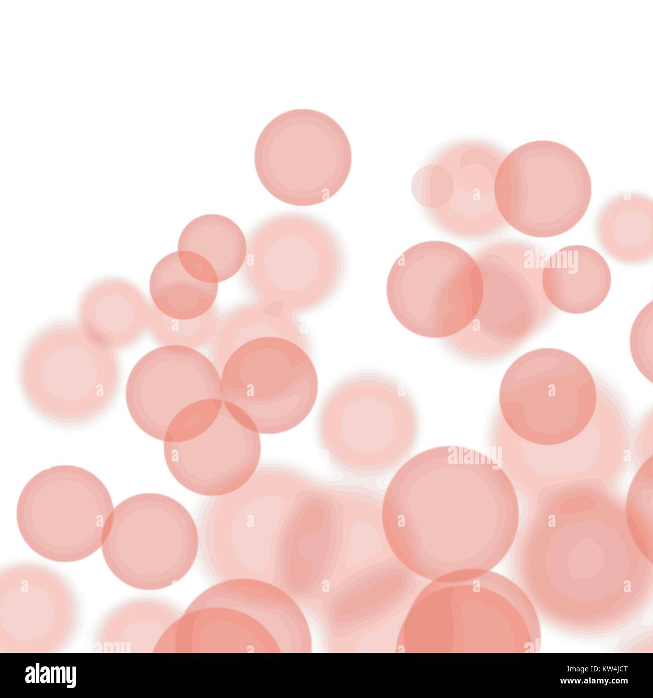 red watercolor bokeh bubble pattern, vector Illustration Stock Vector ...