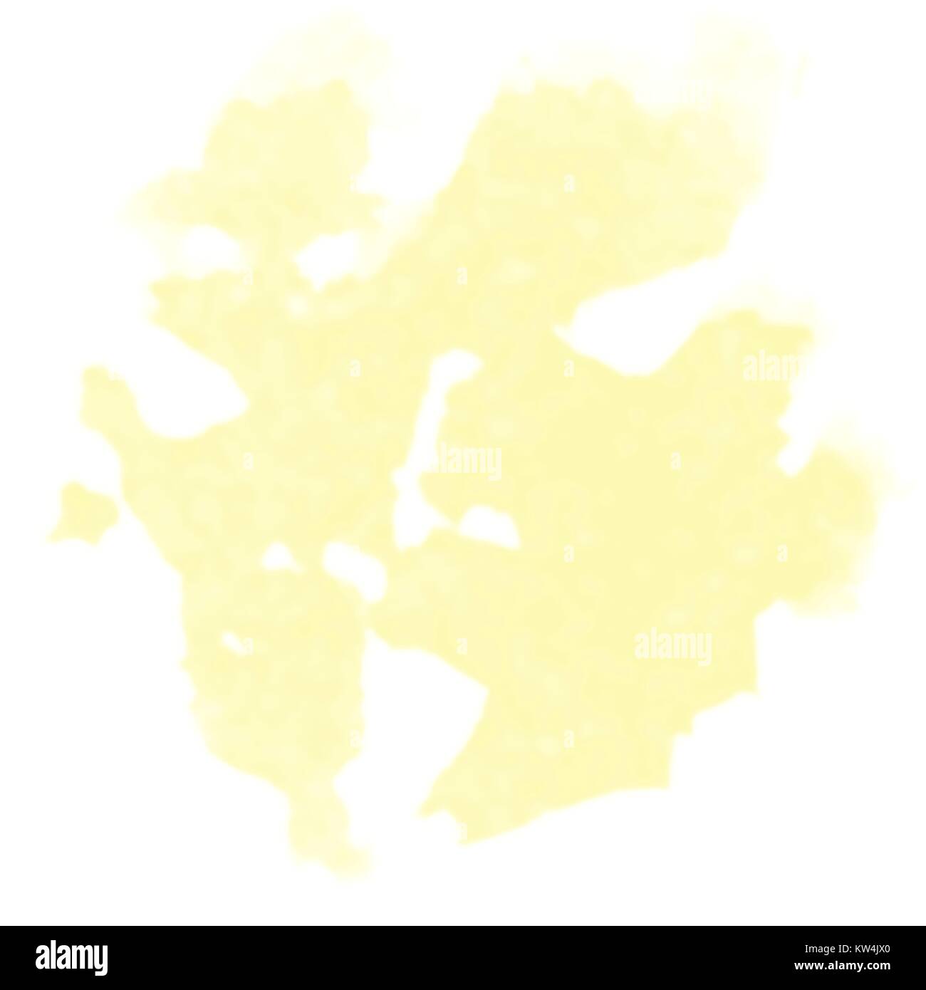yellow watercolor ink spot pattern, white background, vector ...