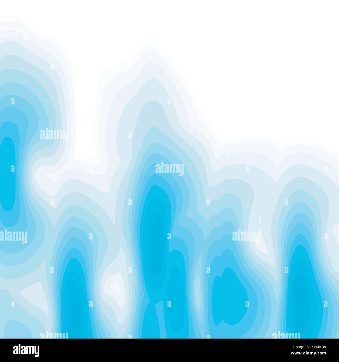 bright blue watercolor blurred haze pattern, vector Illustration Stock ...
