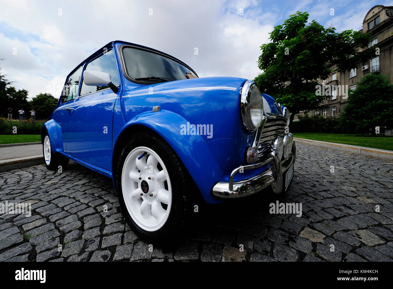 Belgrade, Serbia - June 26, 2010: Famous Mini cars seen on Balkan ...
