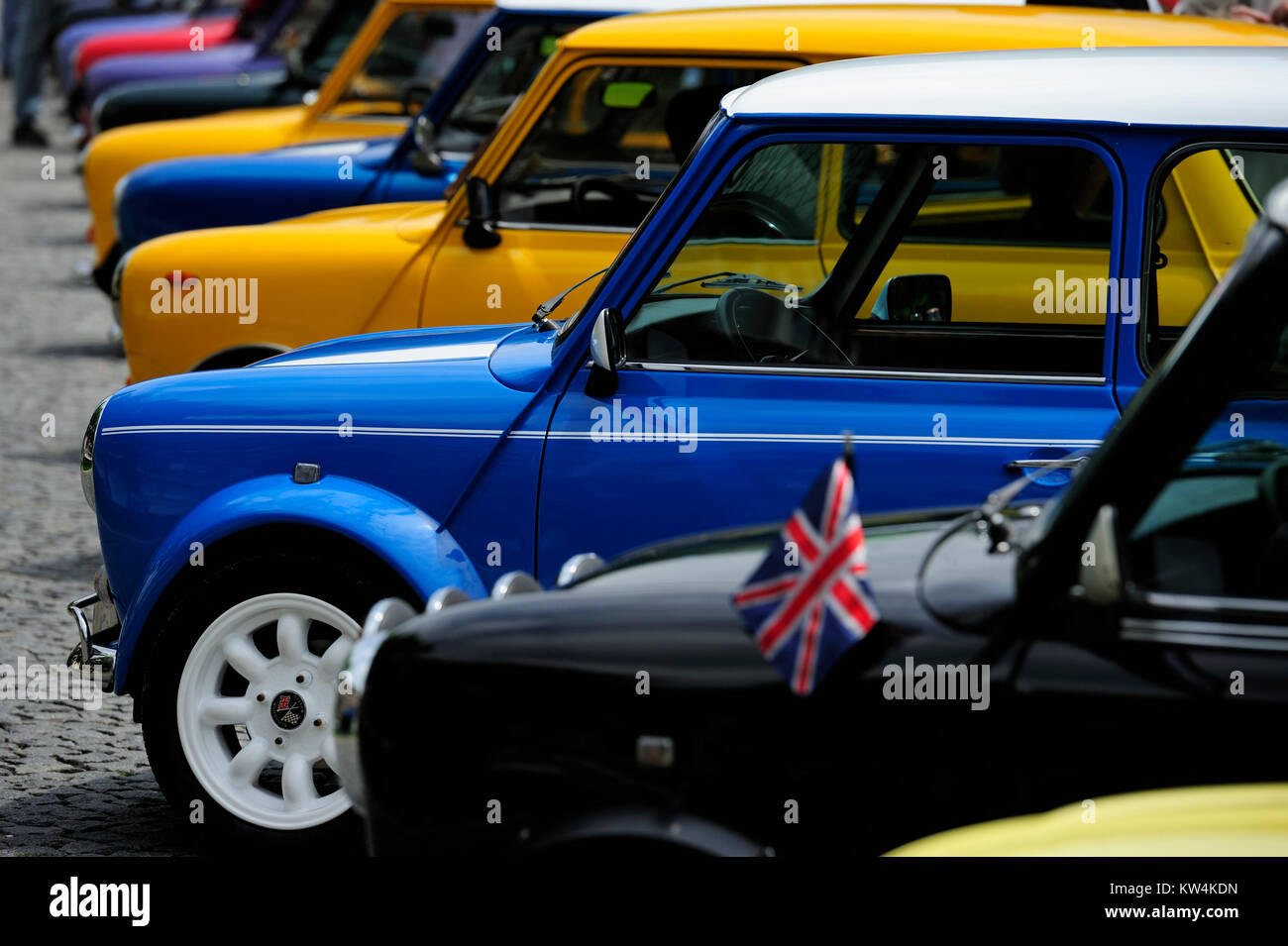 Belgrade, Serbia - June 26, 2010: Famous Mini cars seen on Balkan ...