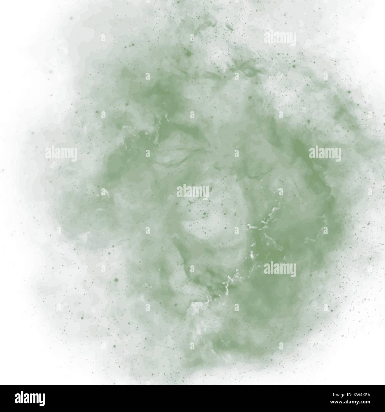 green watercolor circle cloud pattern, vector Illustration Stock Vector ...