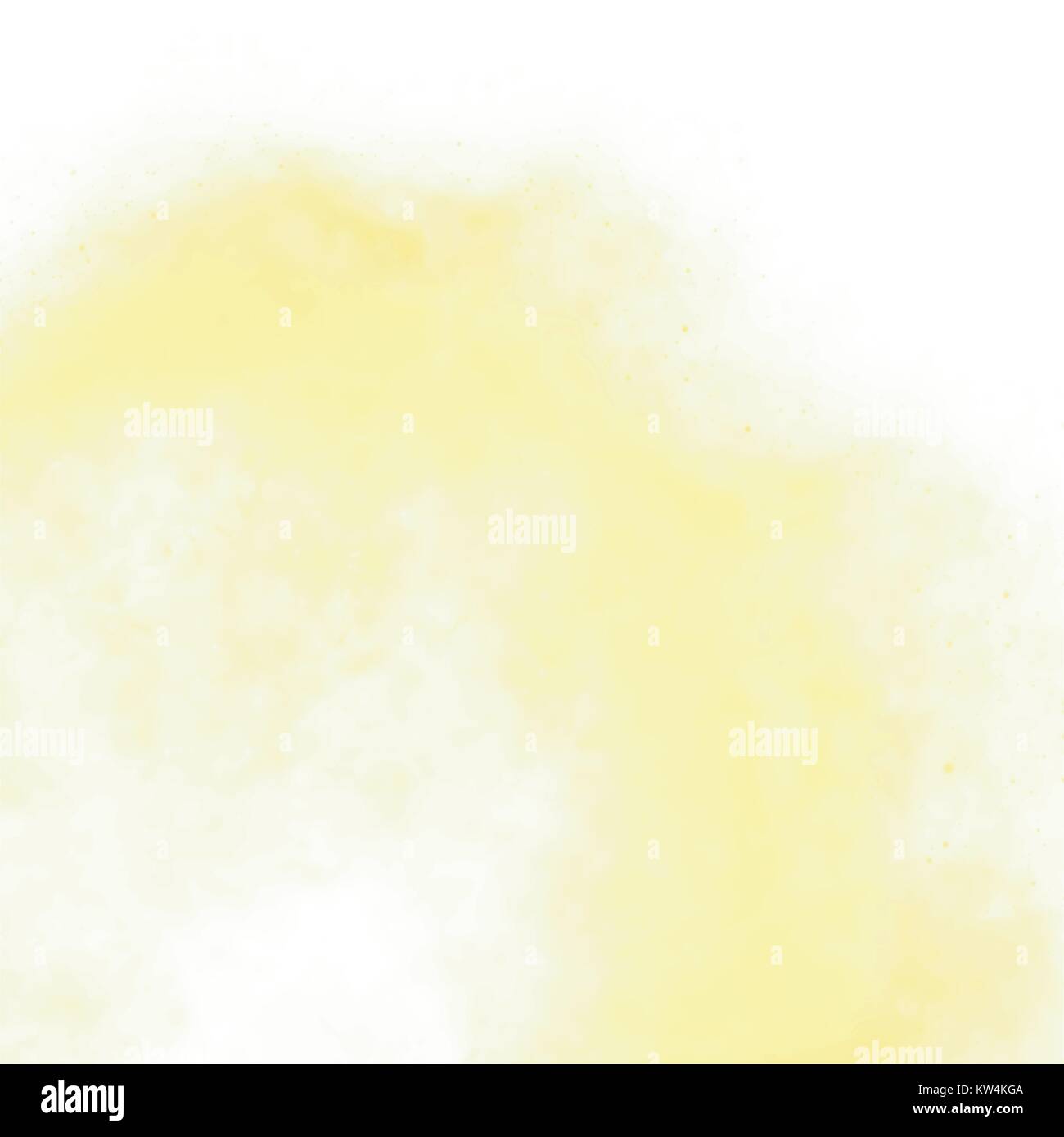 soft yellow watercolor semi circle cloud pattern, vector Illustration ...