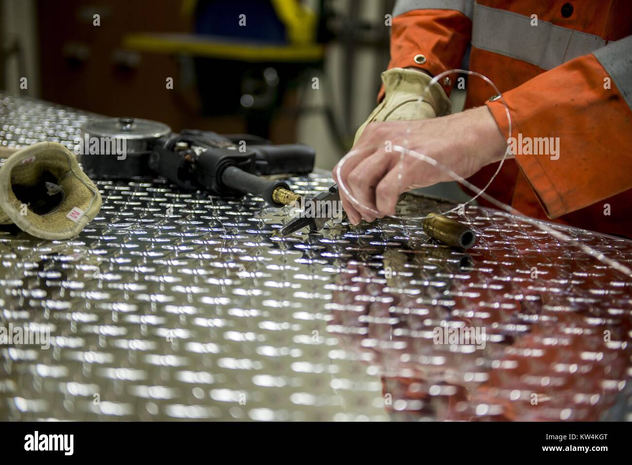 Repairing a Welding Gun Stock Photo - Alamy