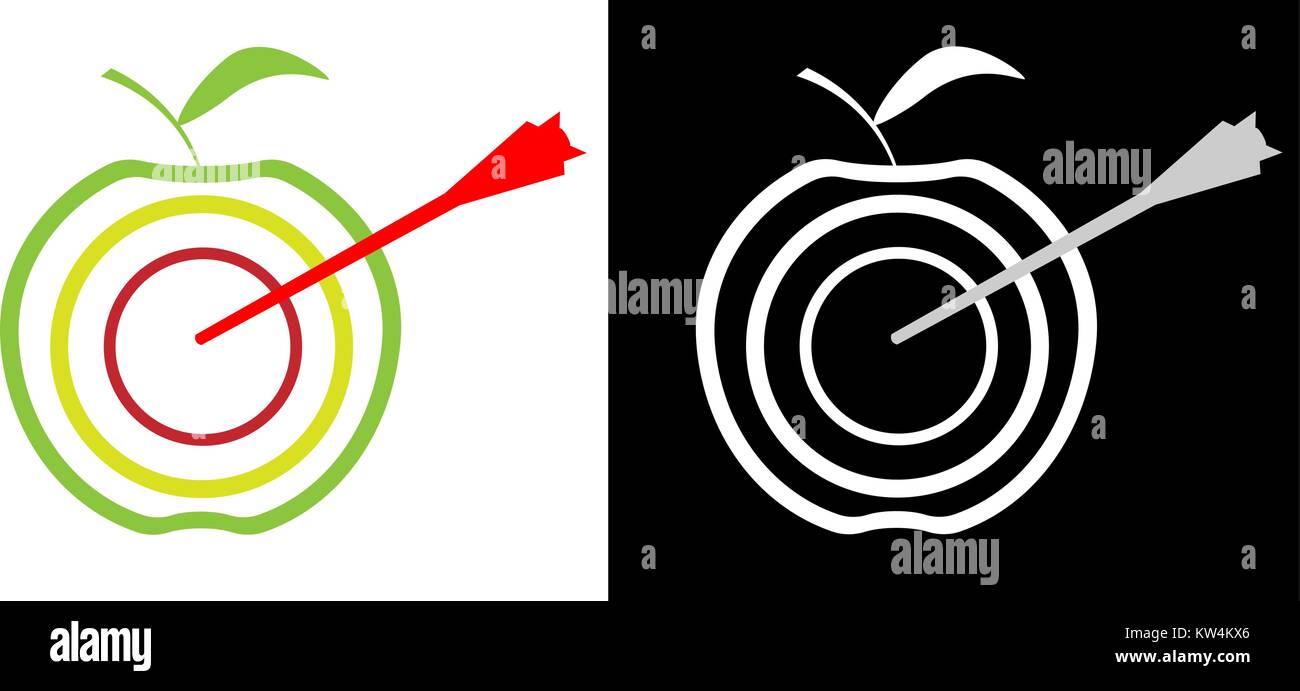 Apple target hi-res stock photography and images - Alamy