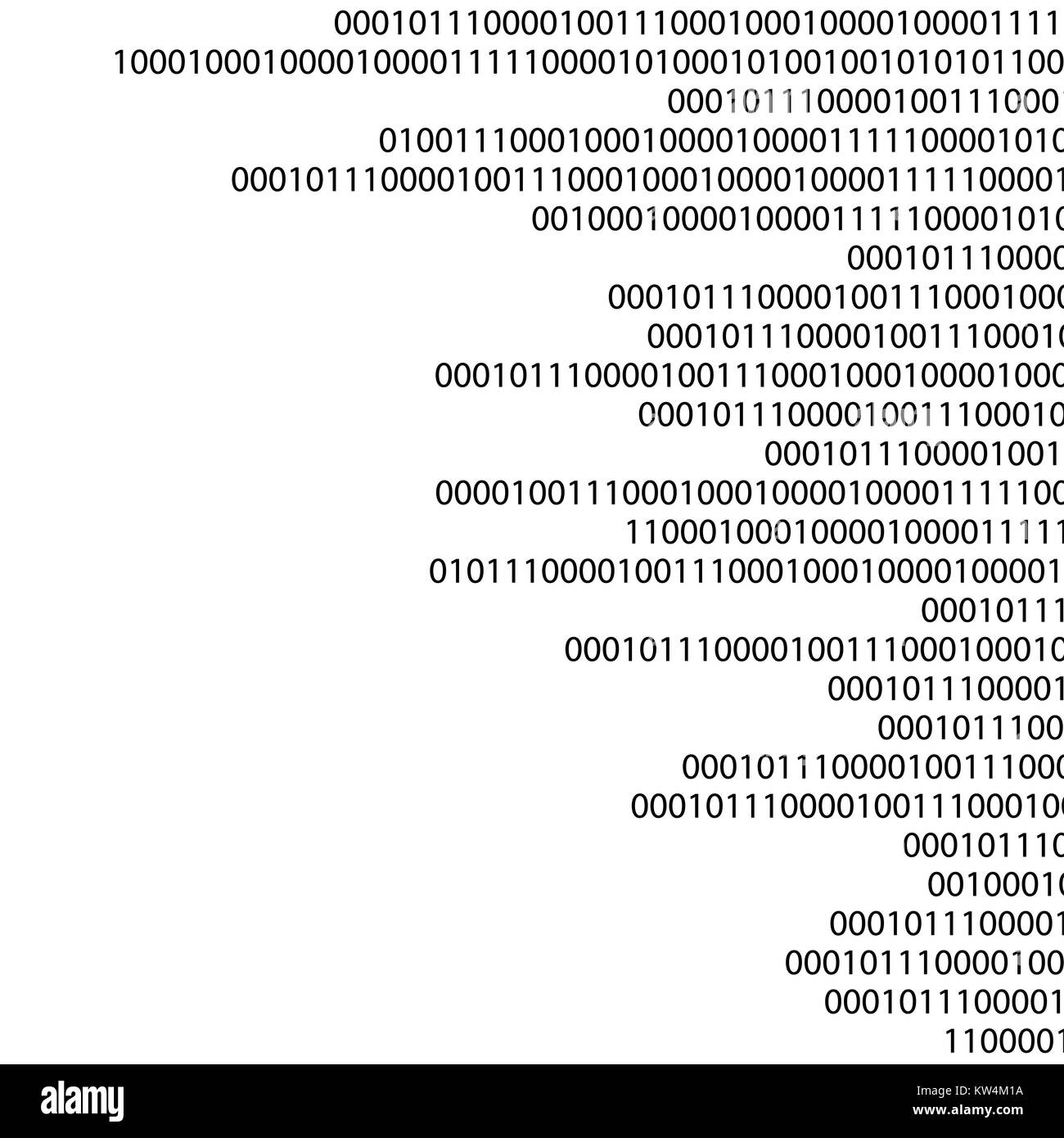 Abstract Binary Code Background Vector Stock Photo Alamy