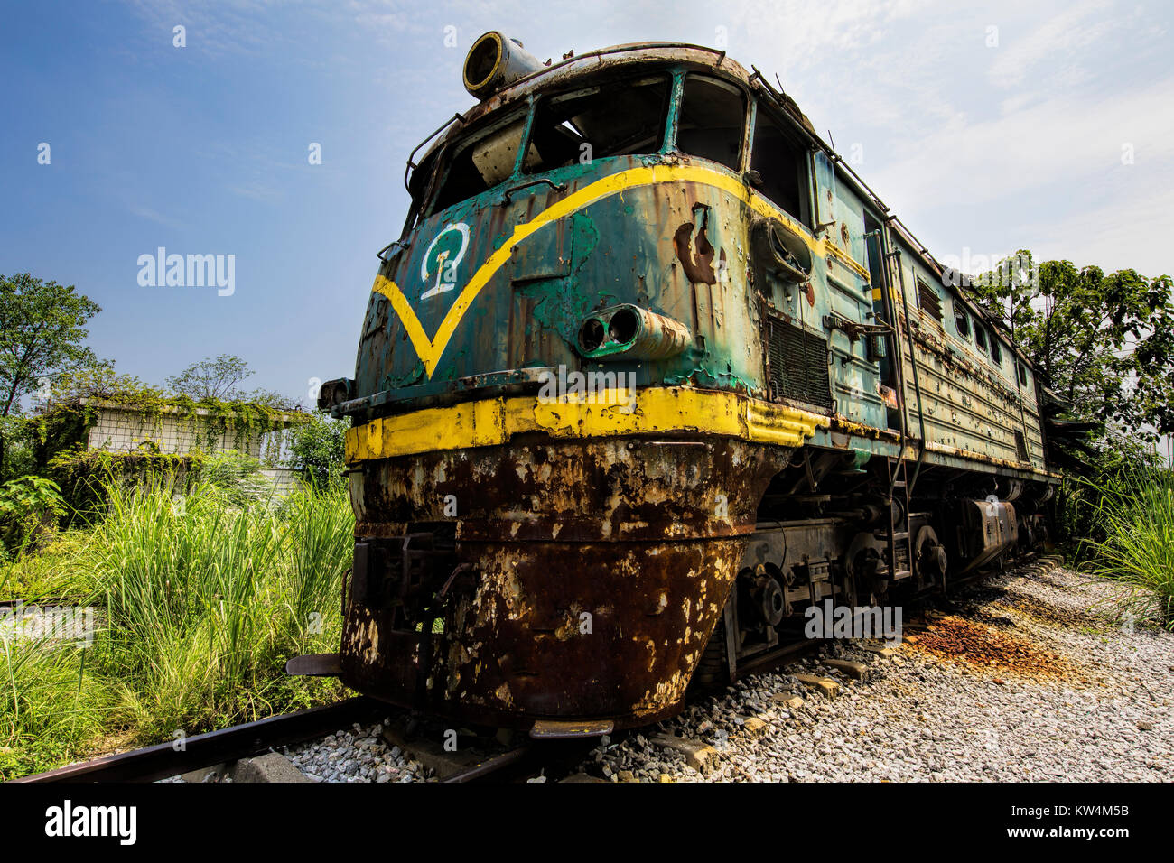 Old chinese railway hi-res stock photography and images - Alamy