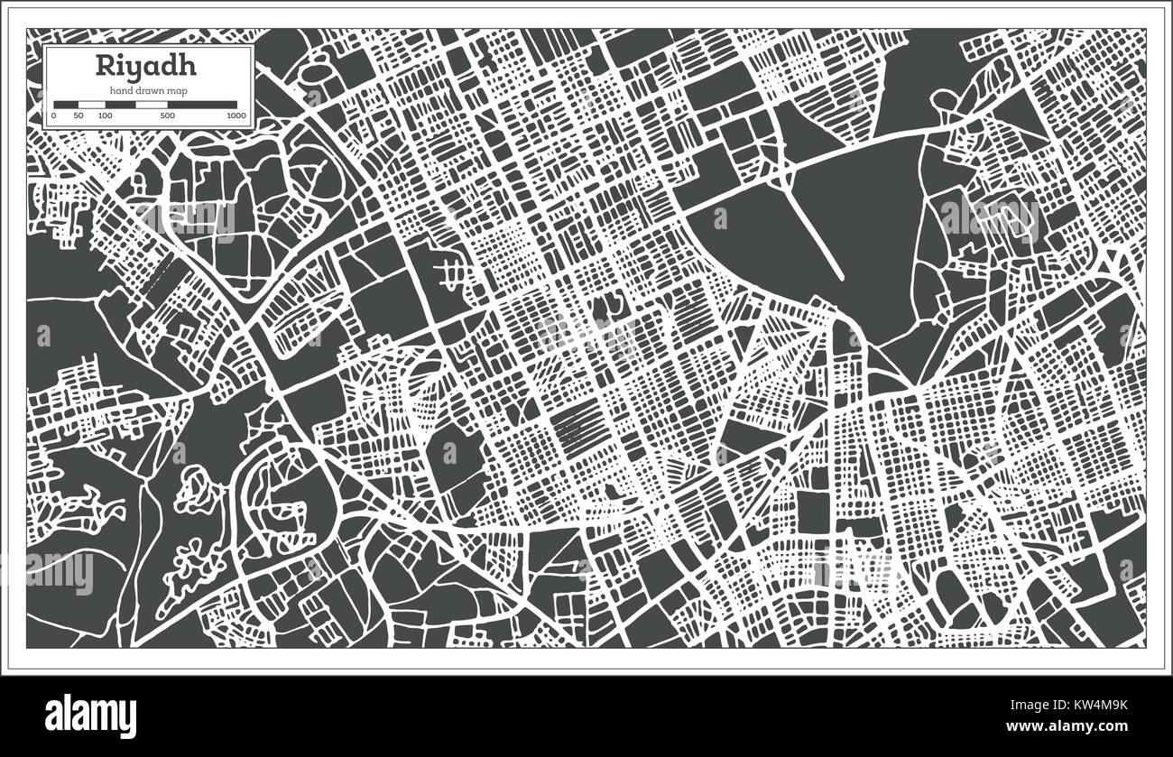 Riyadh map hi-res stock photography and images - Alamy
