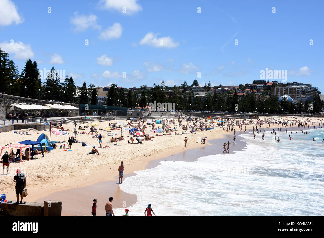 Coogee Bay, Beach and Cliffs Stock Photo - Alamy
