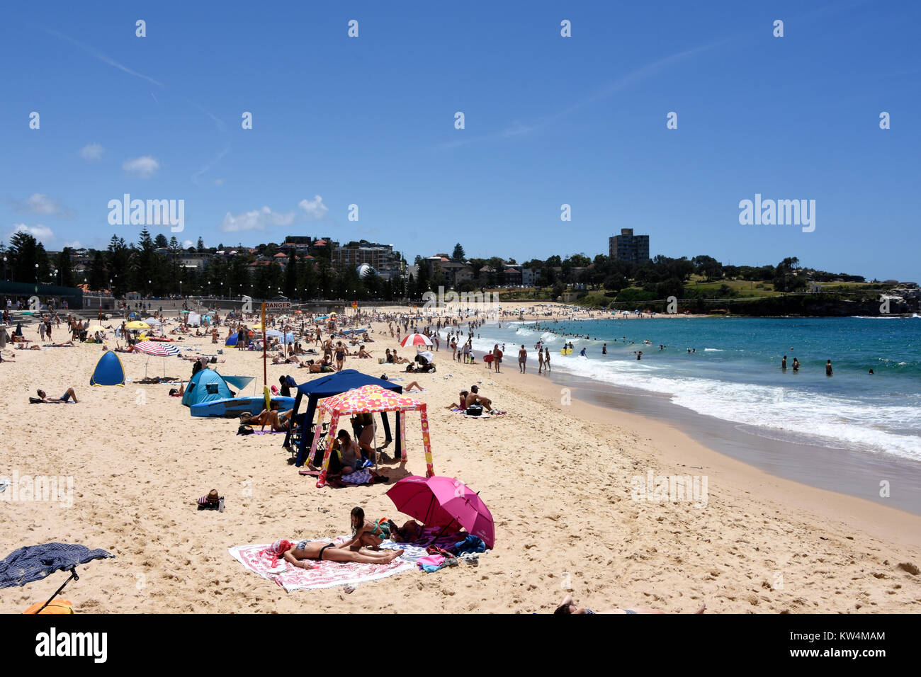 Coogee Bay, Beach and Cliffs Stock Photo - Alamy