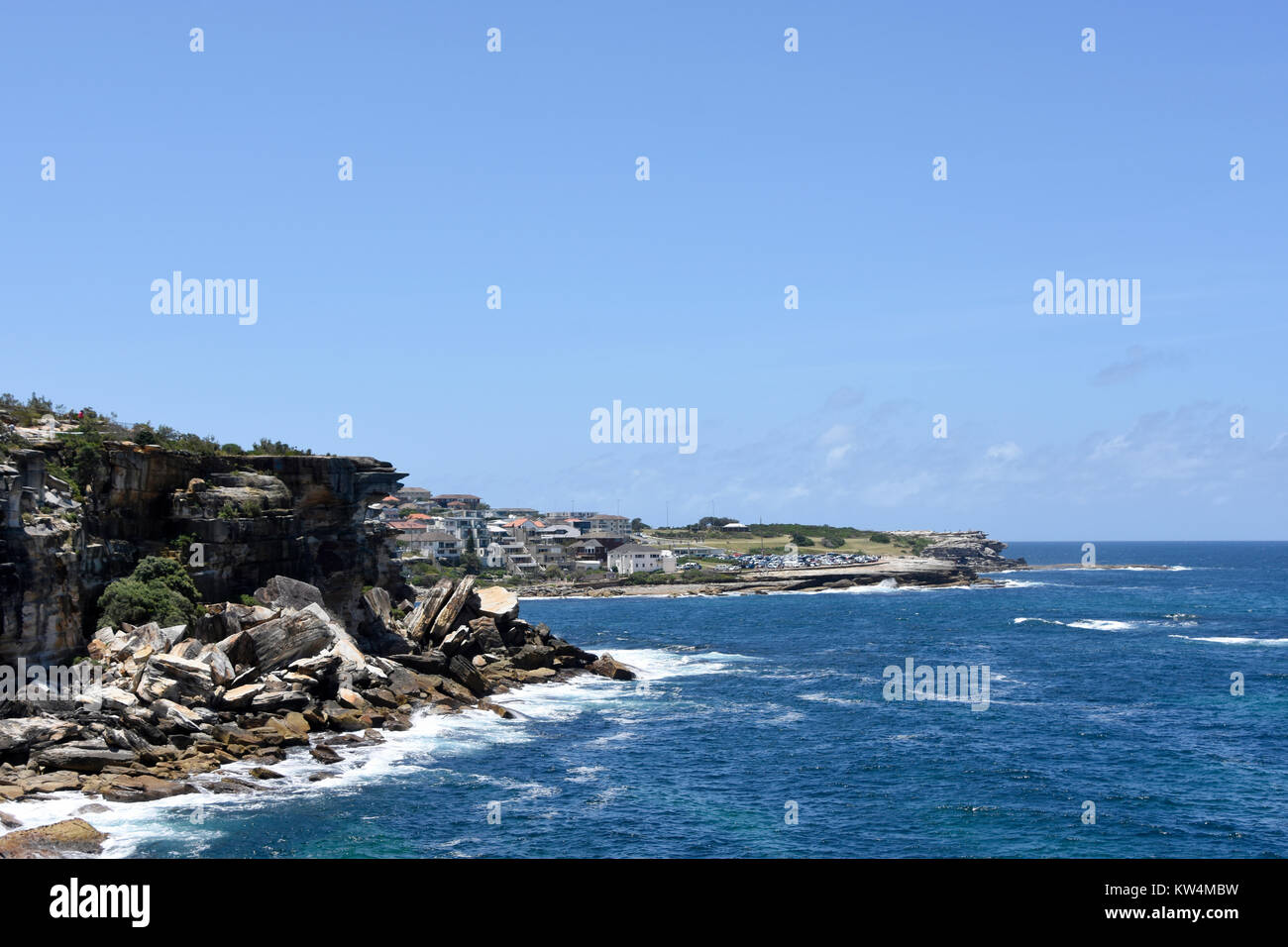 Coogee Bay, Beach and Cliffs Stock Photo - Alamy
