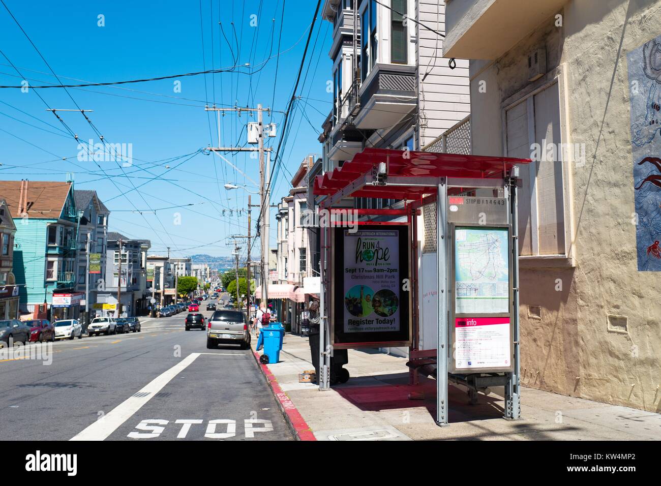 Bus stop enclosure hi-res stock photography and images - Alamy