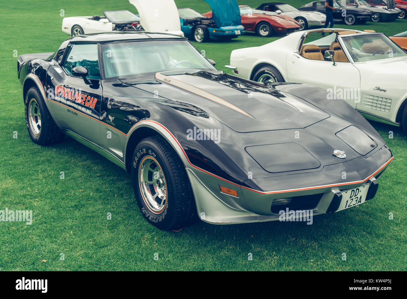 A Corvette Car Show, South Australia, Australia Stock Photo - Alamy