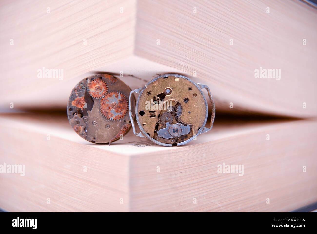 Old book pages machinery hi-res stock photography and images - Alamy