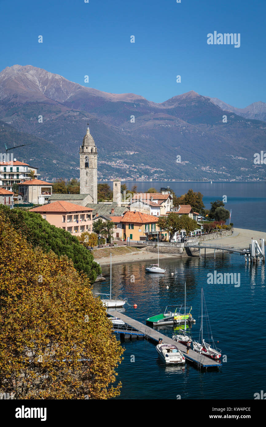 The Lake Como village of Lenno, Lombardy, Italy, Europe Stock Photo - Alamy