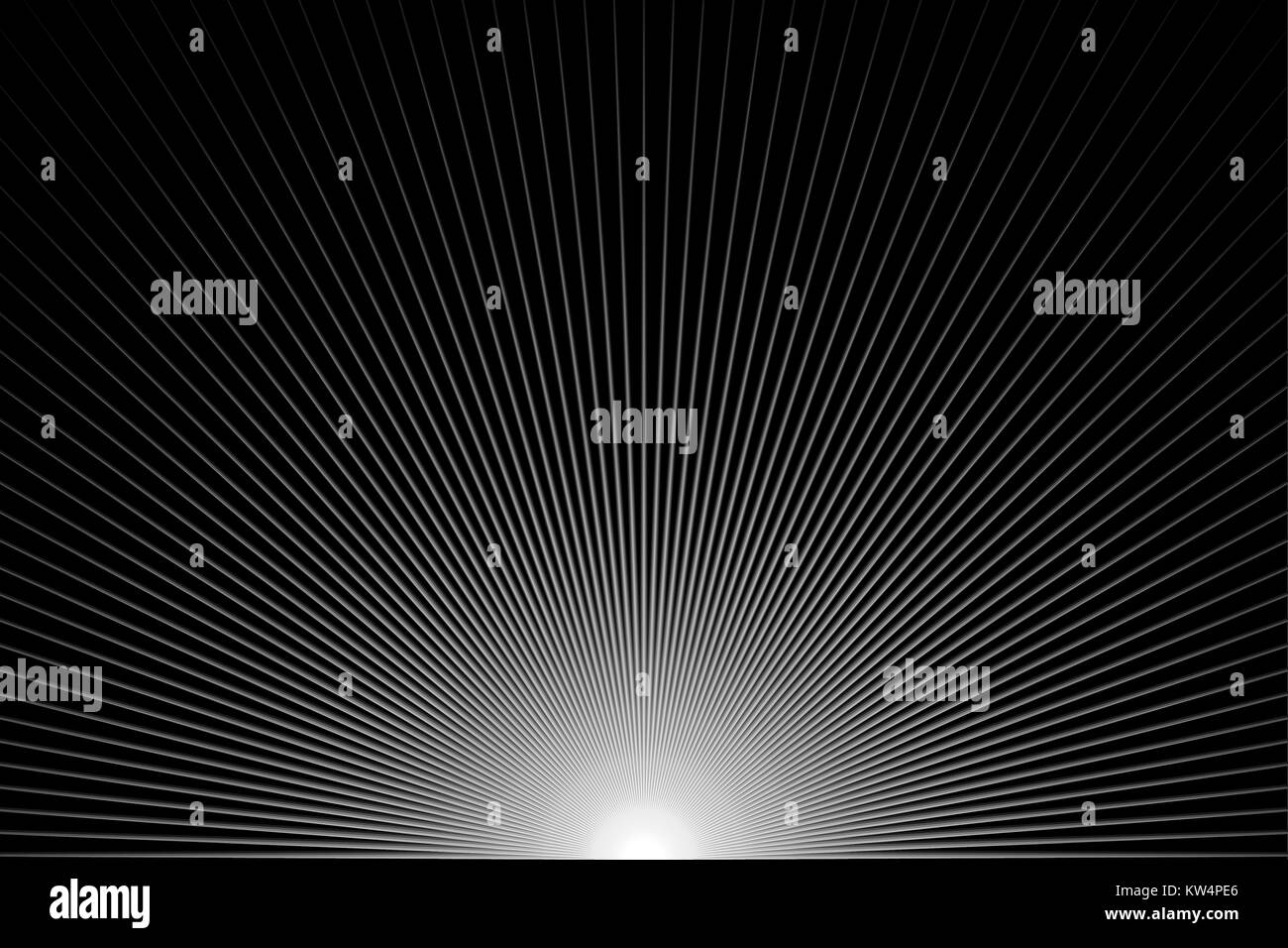 Striped colorful abstract background, Symmetric rays - vector pattern ...