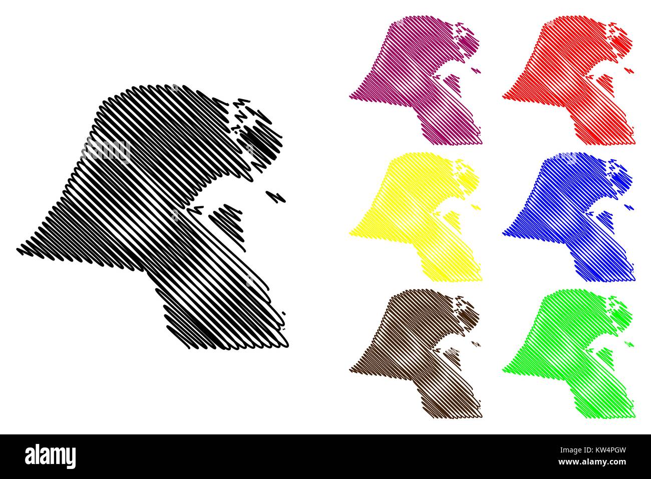 Kuwait green Stock Vector Images - Alamy