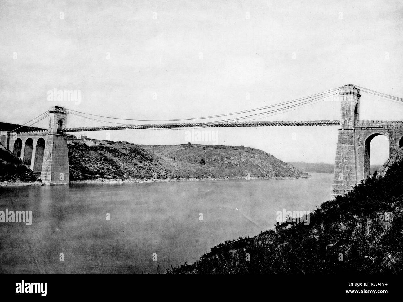 Roche bernard bridge Black and White Stock Photos & Images - Alamy