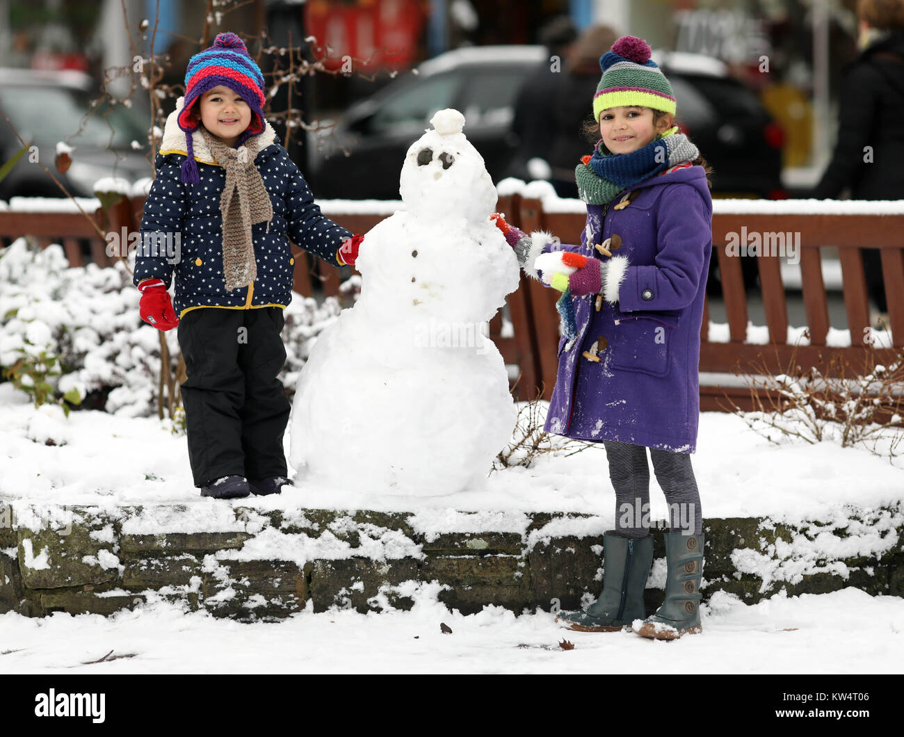 Snowman Throwing Snowballs High Resolution Stock Photography and Images ...