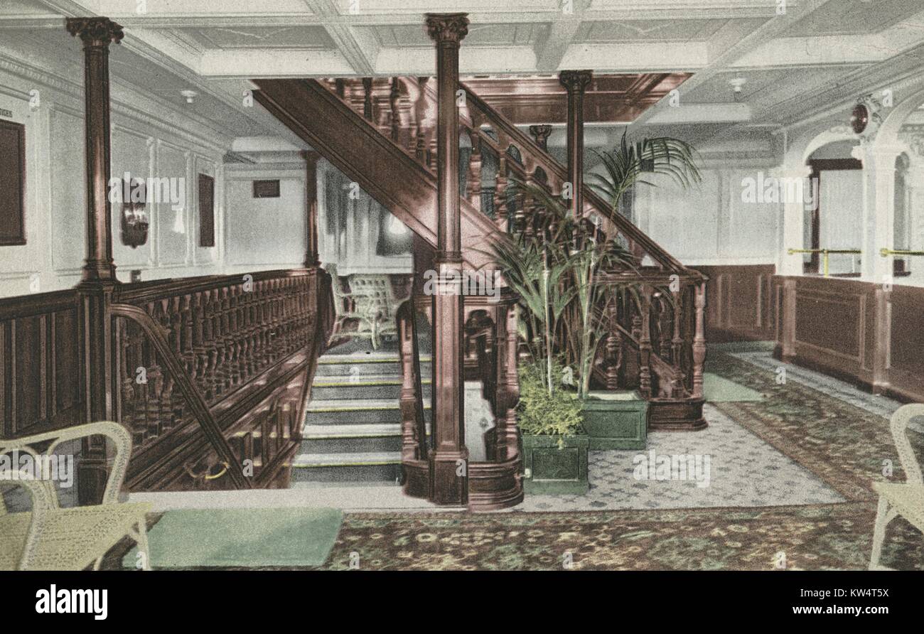Rms Carpathia Grand Staircase Rms Carpathia Grand Staircase